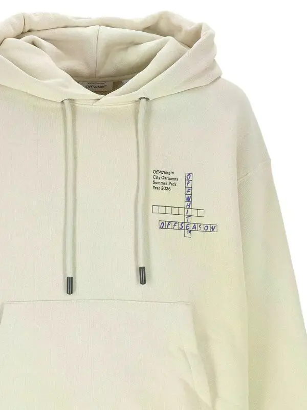 Off-White Graphic-print Drawstring Hoodie