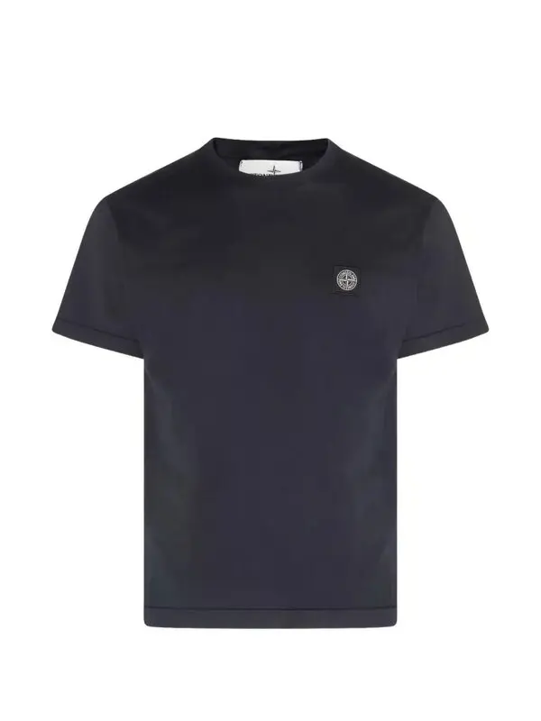 Stone Island 2100027 60/2 Cotton-jersey Slim-fit T-shirt With Compass Patch