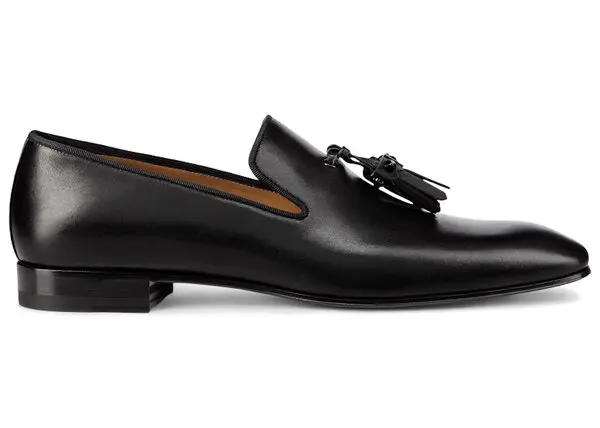 CHRISTIAN LOUBOUTIN Dandelion Tassel Flat - Black