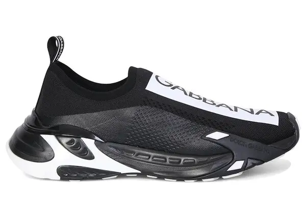 Dolce & Gabbana Stretch Mesh Fast Sneakerin - Black/white