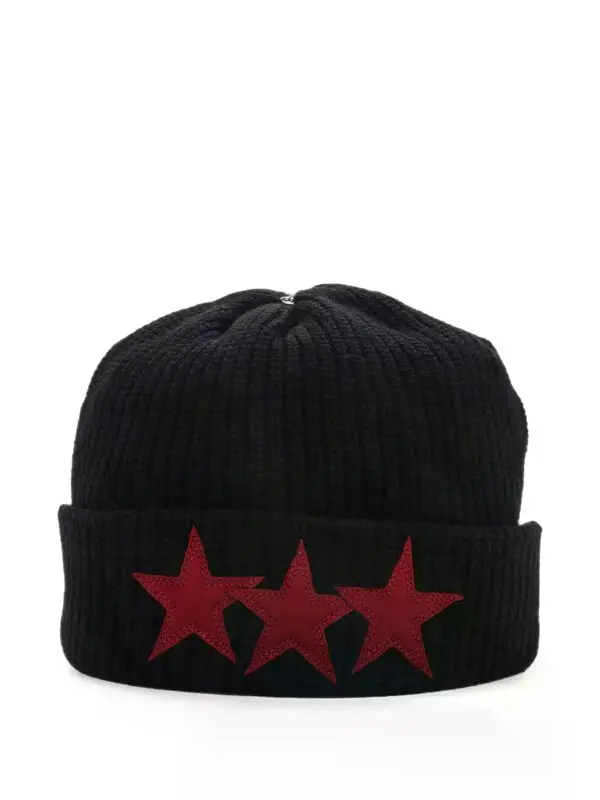 Chrome Hearts Sludge Star-patch Beanie Hat - Black