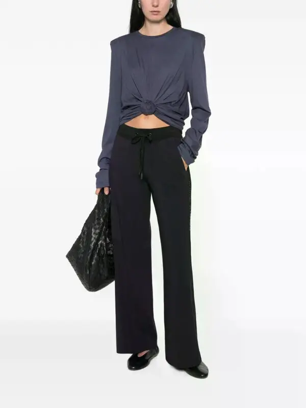 Elisabetta Franchi Logo-tape Drawstring Track Pants
