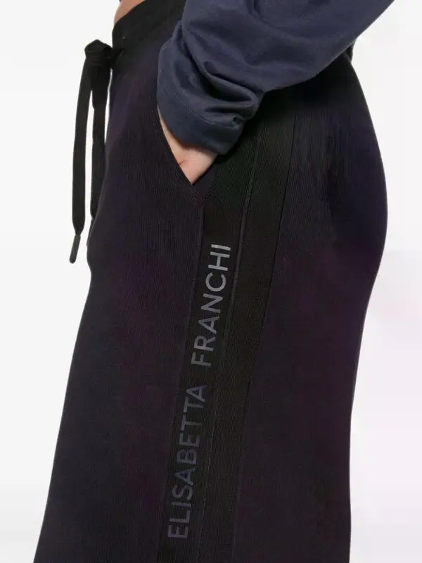 Elisabetta Franchi Logo-tape Drawstring Track Pants