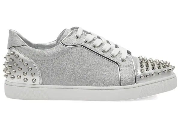 CHRISTIAN LOUBOUTIN Vieira 2 Flat - Silver