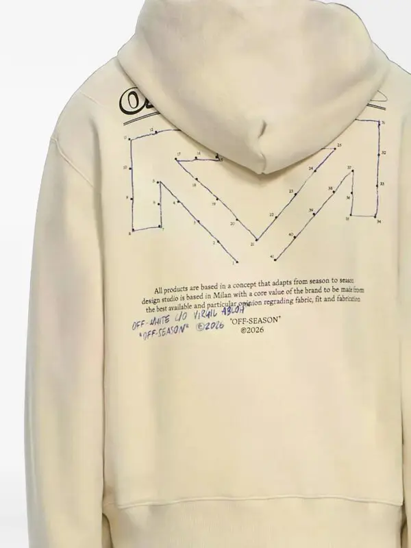Off-White Logo-print Drawstring Hoodie
