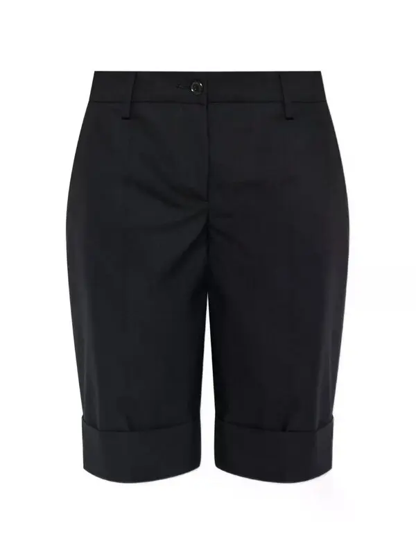 Moschino Turn-up Wool Shorts