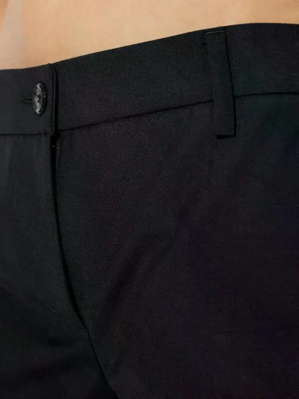 Moschino Turn-up Wool Shorts