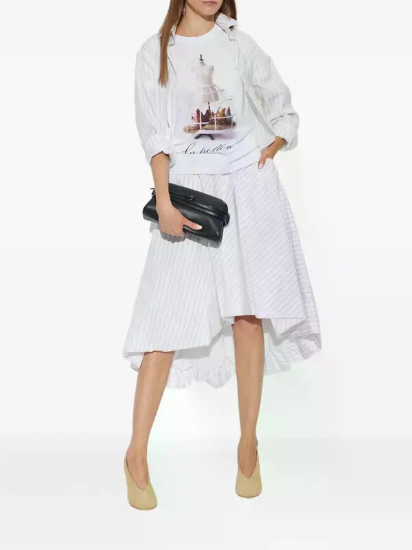 Moschino Graphic Print Cotton T-shirt - White