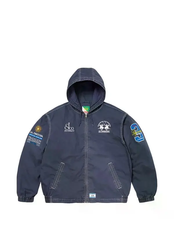 Supreme X La Martina X Jacob & Co Logo-embroidered Jacket - Blue