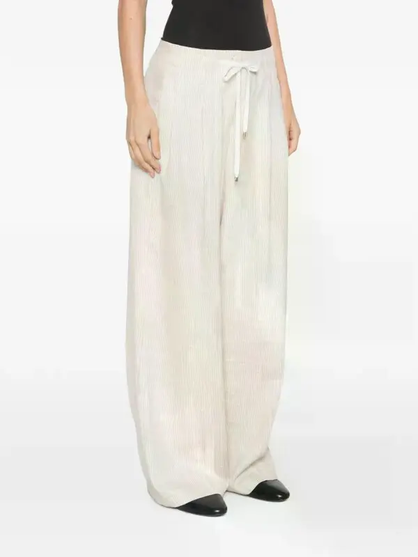 CAMBIO Pinstripe Drawstring Trousers