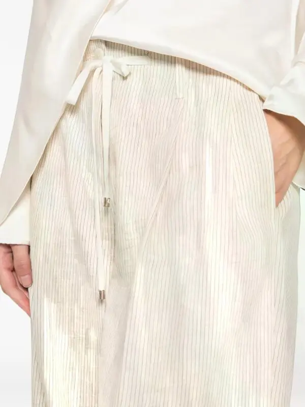 CAMBIO Pinstripe Drawstring Trousers