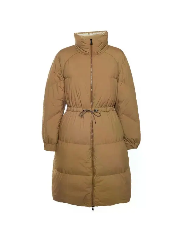 Moncler Citronnier Quilted Coat - Brown