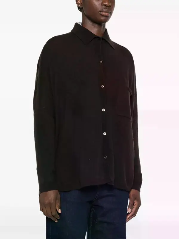 WHYCI Chest-pocket Button-up Cardigan