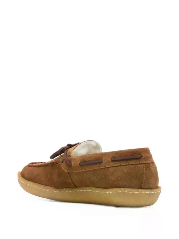 SEBAGO Suede Loafers With Bow Detail