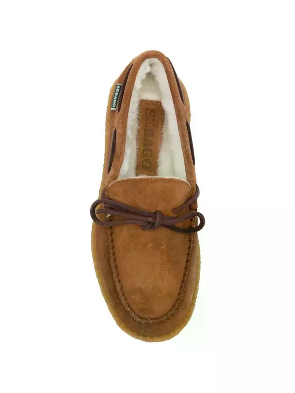 SEBAGO Suede Loafers With Bow Detail