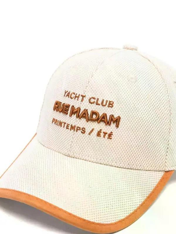 RUE MADAM PARIS Riviera Canvas Cap Hat