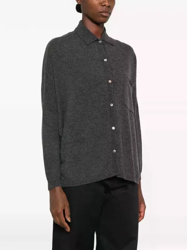 WHYCI Button-up Chest-pocket Cardigan