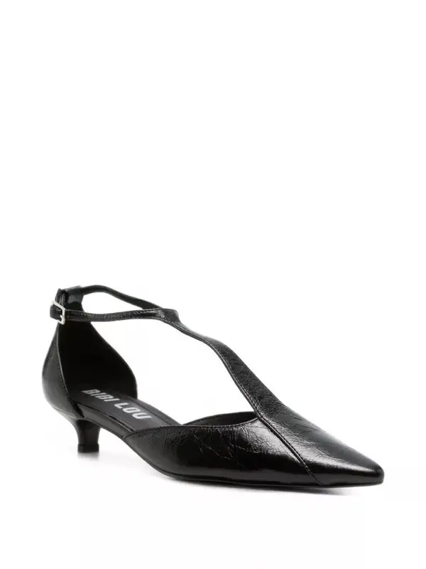 BIBI LOU T-bar Pointed-toe Pumps