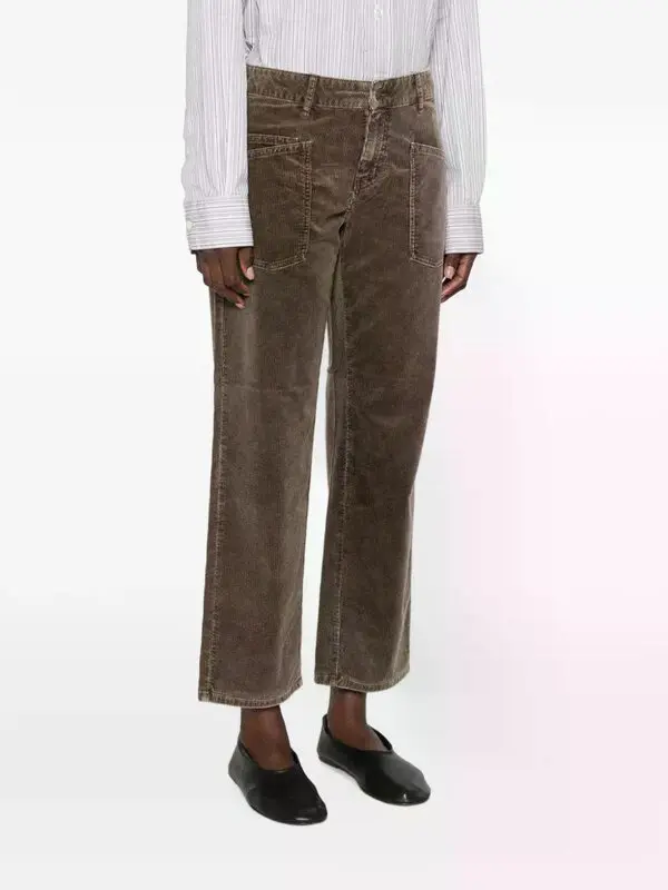 FIVE JEANS Wlya Corduroy Straight-leg Trousers