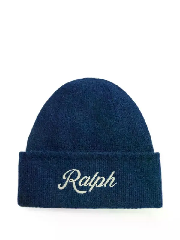 Polo Ralph Lauren Embroidered-logo Beanie - Blue