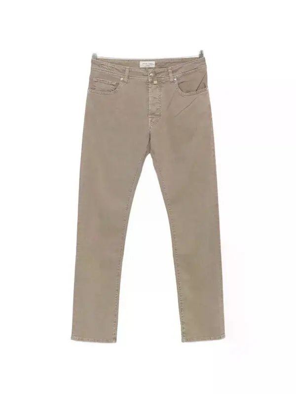 Jacob Cohen Bard Slim-fit Trousers - Neutrals