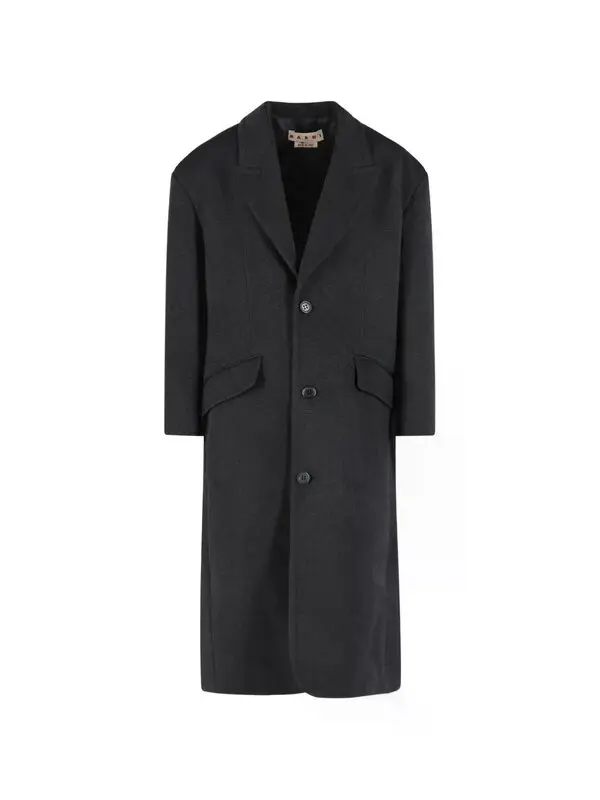 Marni Deep- Tweed Oversized Coat