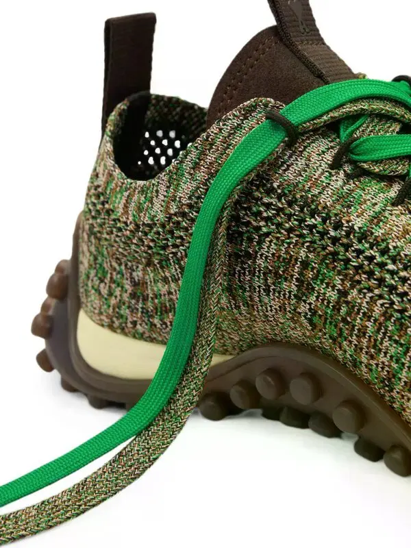 AMI Paris Knit Mirage Sneakers - Green