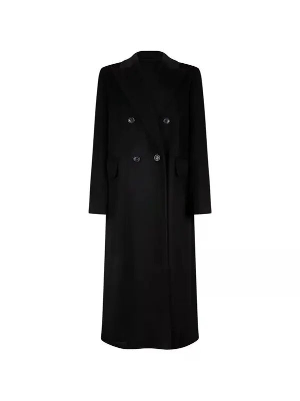 Marina Rinaldi Persona Double-breasted Peak-lapel Coat