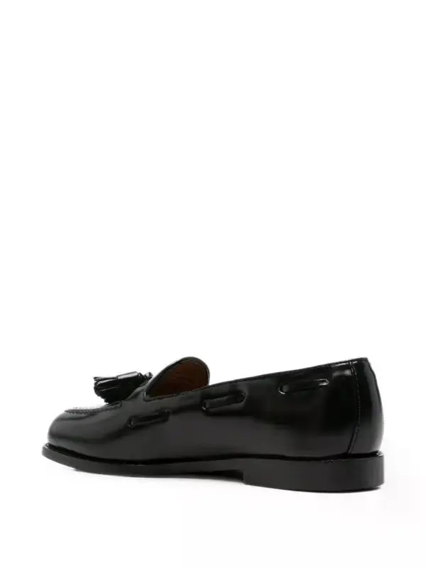 SEBAGO Tassel Leather Loafers - Black