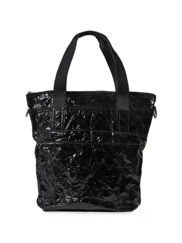 Rick Owens Small Crinkled-finish Tote Bag - Black