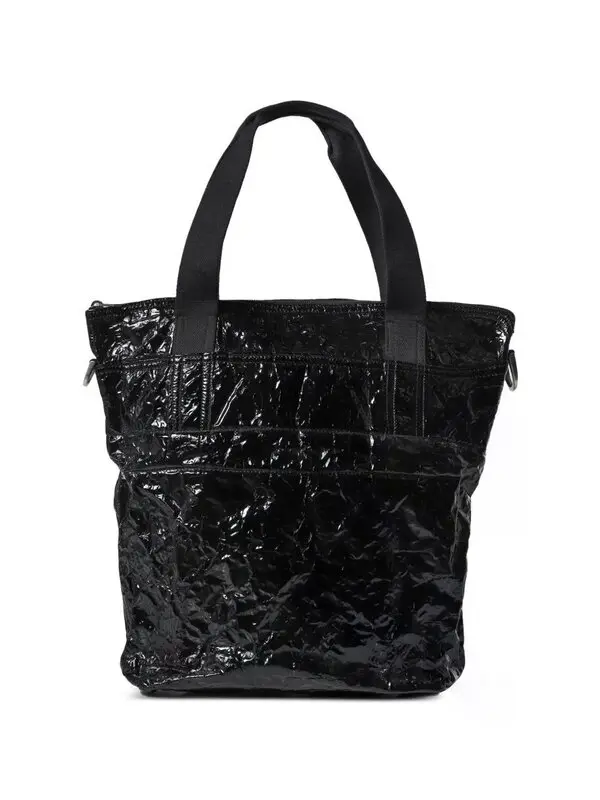 Rick Owens Small Crinkled-finish Tote Bag - Black