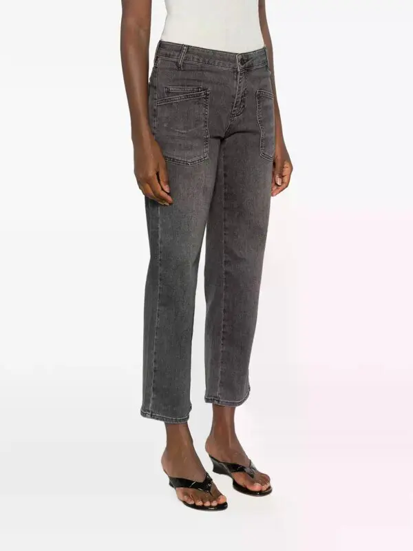 FIVE JEANS Patch-pocket Straight-leg Jeans