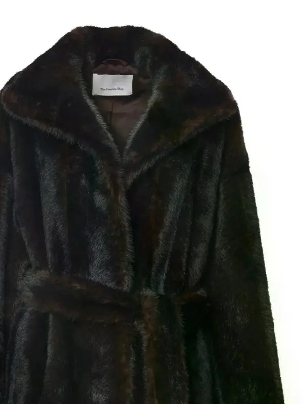 THE FRANKIE SHOP Wide-lapel Belted Coat