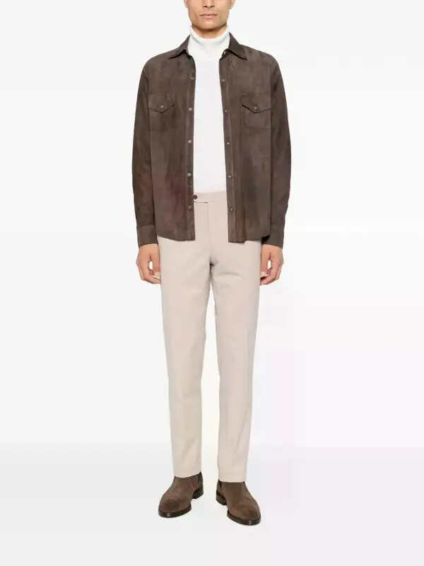 Eleventy Suede Panelled Jacket