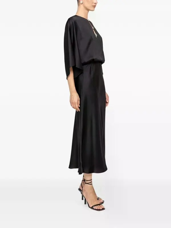 NISSA Satin Midi Dress