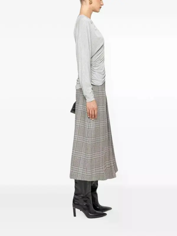 NISSA Draped Tencel™ And Wool Top