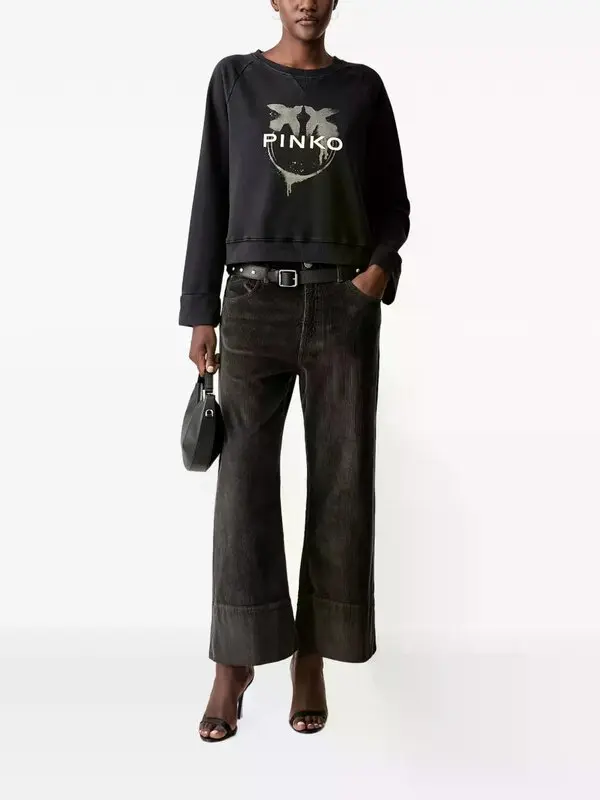 Pinko Belted Corduroy Trousers