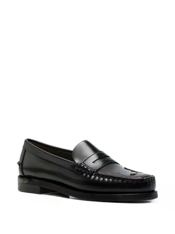 SEBAGO Engraved-plaque Penny Loafers