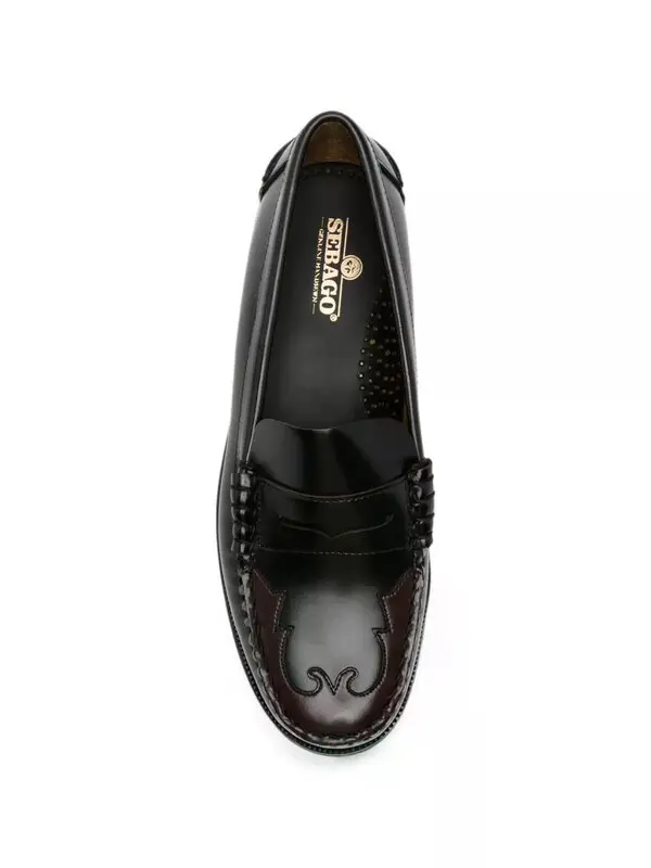 SEBAGO Engraved-plaque Penny Loafers