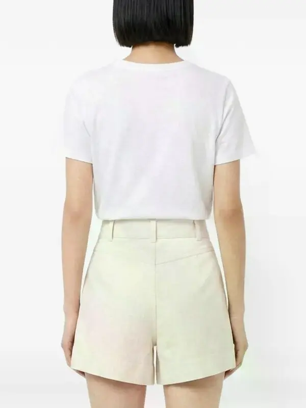 SELF-PORTRAIT Button-detail Denim Shorts