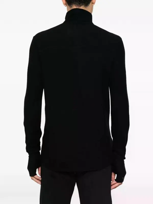 THOM KROM Thumb-slot Roll-neck Sweater