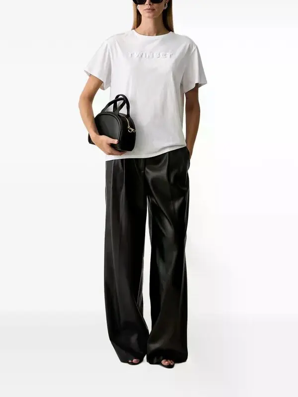 TWINSET Logo-embroidered T-shirt