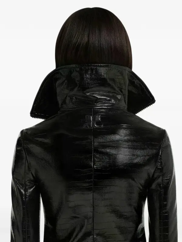 COURREGES High-collar Vinyl Jacket