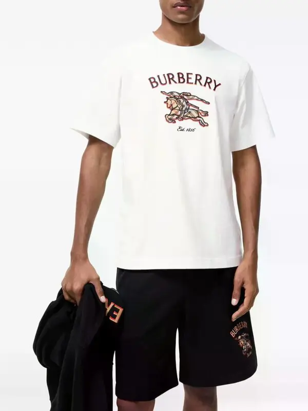 Burberry Knight Check Cotton T-shirt