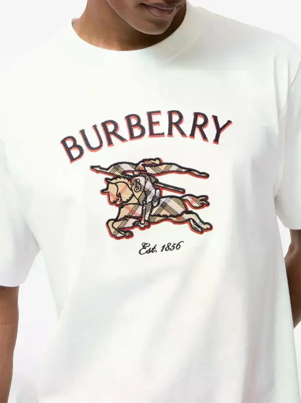 Burberry Knight Check Cotton T-shirt