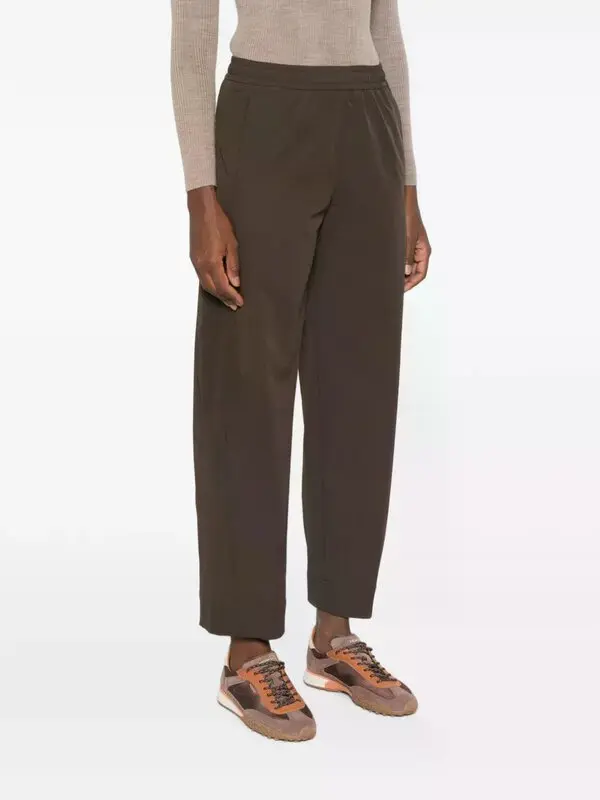 Herno Elasticated Waistband Trousers In Dark