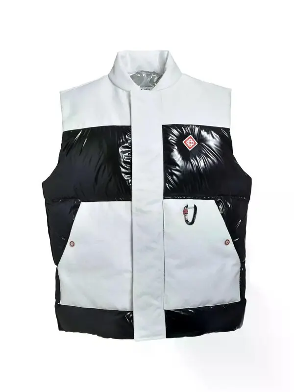 Casablanca Colour-block Ripstop-puffer Gilet