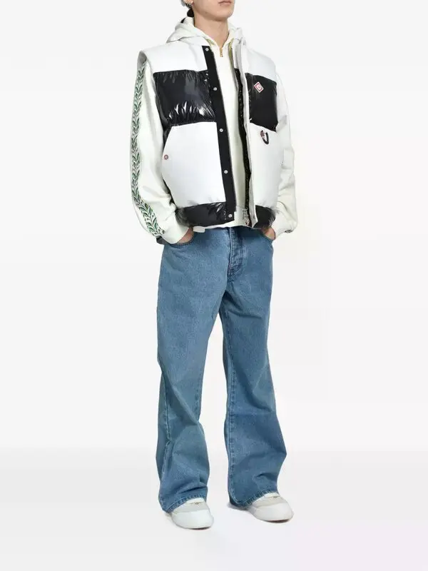 Casablanca Colour-block Ripstop-puffer Gilet