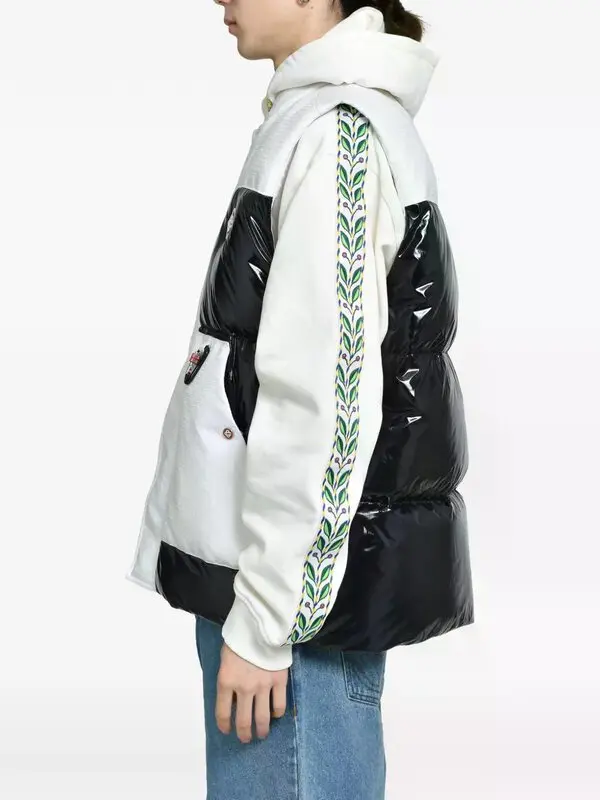 Casablanca Colour-block Ripstop-puffer Gilet