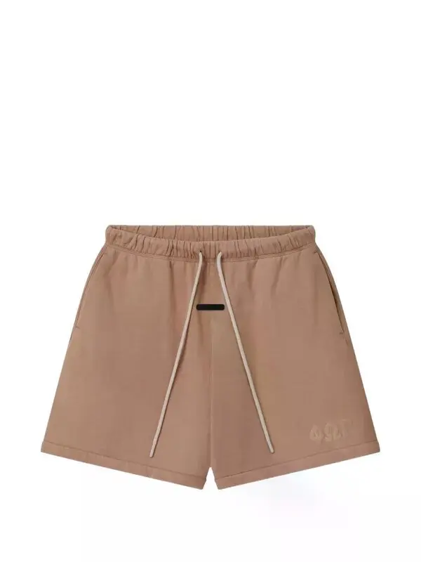 Fear Of God Classic Logo-print Shorts - Neutrals